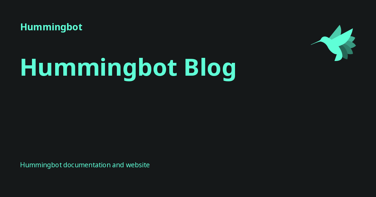 Hummingbot Blog - Hummingbot
